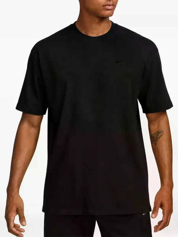 Nike Logo-embroidered T-shirt - Black