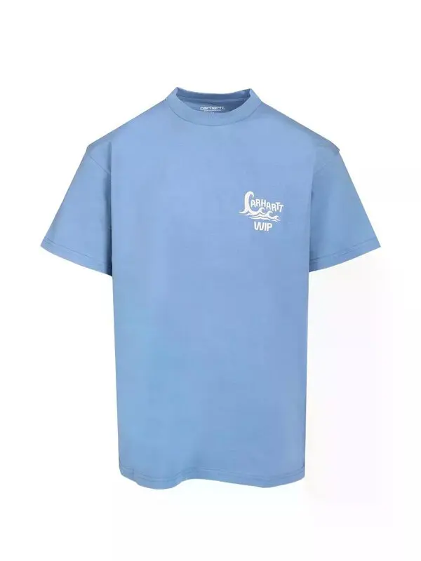 Carhartt Work In Progress Waves Graphic-print T-shirt - Blue