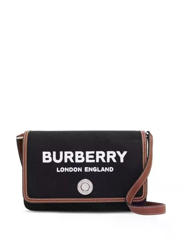Burberry Small Logo-print Crossbody Bag - Black