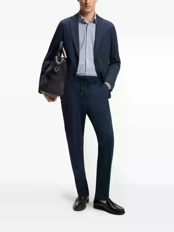 BOSS Geometric-print Slim-fit Shirt