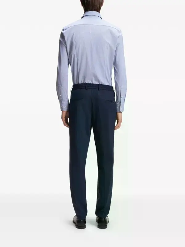 BOSS Geometric-print Slim-fit Shirt