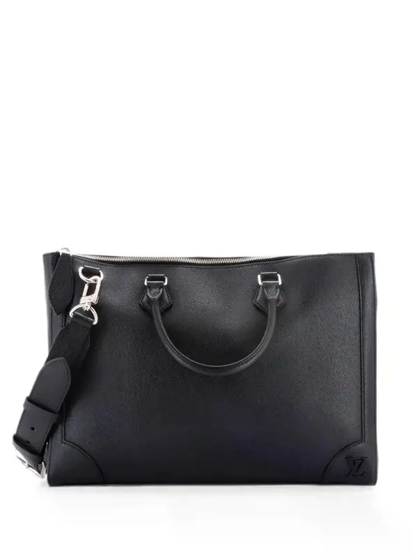 LOUIS VUITTON Taiga Leather Slim Briefcase