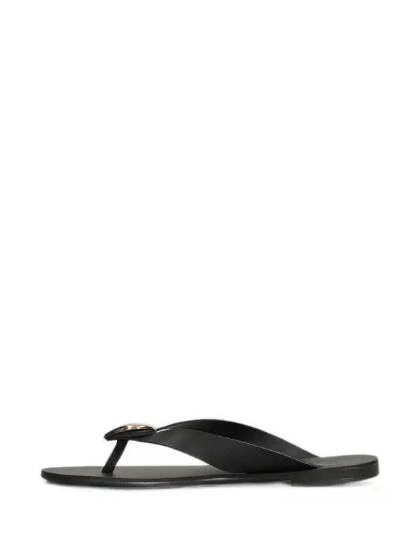 NICOLAS LAINAS Embellished Leather Sandals