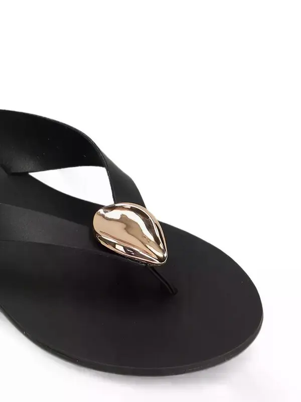 NICOLAS LAINAS Embellished Leather Sandals