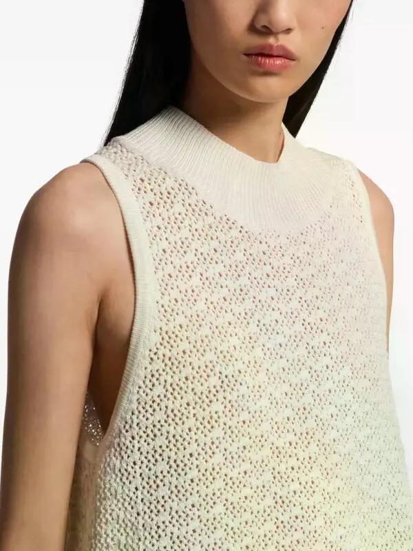 BOSS Open-knit Sleeveless Top