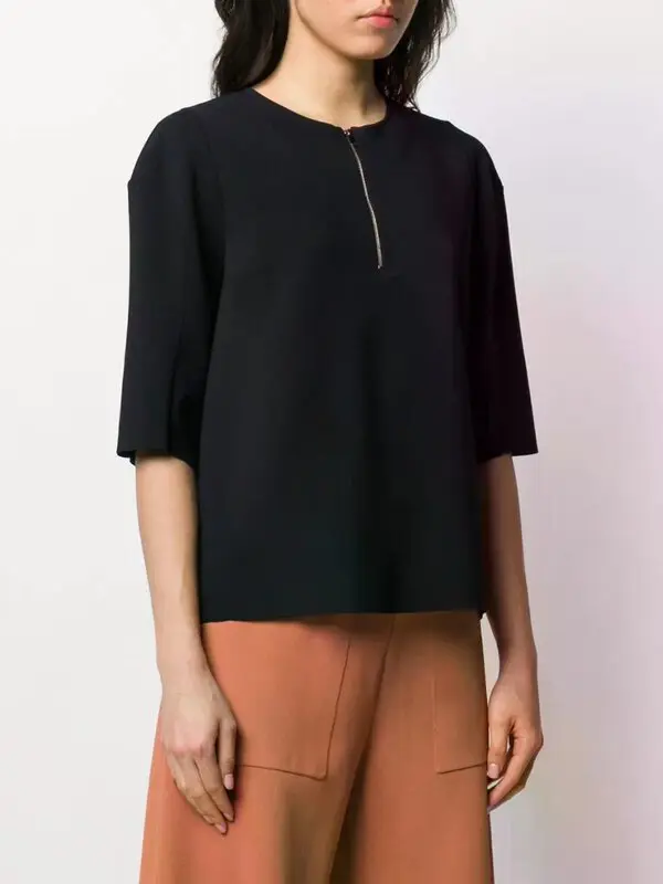 Stella McCartney Zip-front Knitted Top