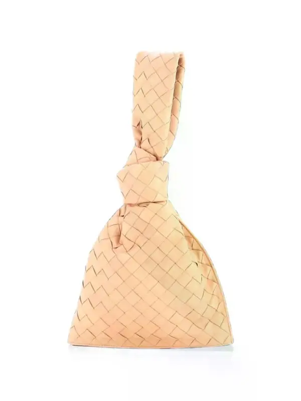 Bottega Veneta Bv Twist Bag Intrecciato Nappa Mini Clutch Bag - Neutrals