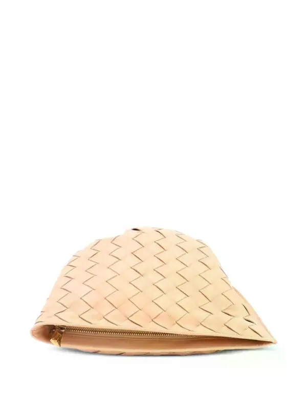 Bottega Veneta Bv Twist Bag Intrecciato Nappa Mini Clutch Bag - Neutrals