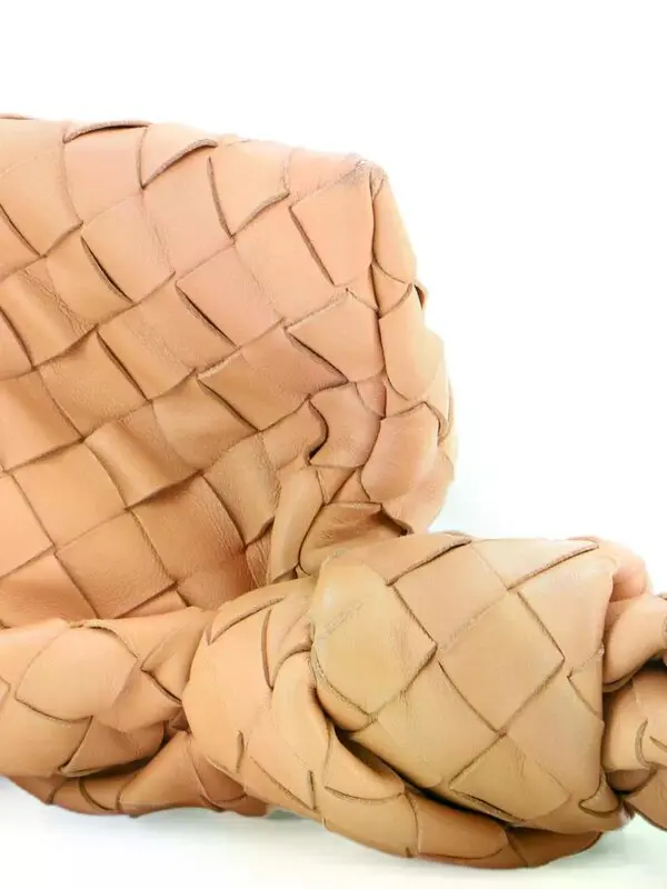 Bottega Veneta Bv Twist Bag Intrecciato Nappa Mini Clutch Bag - Neutrals