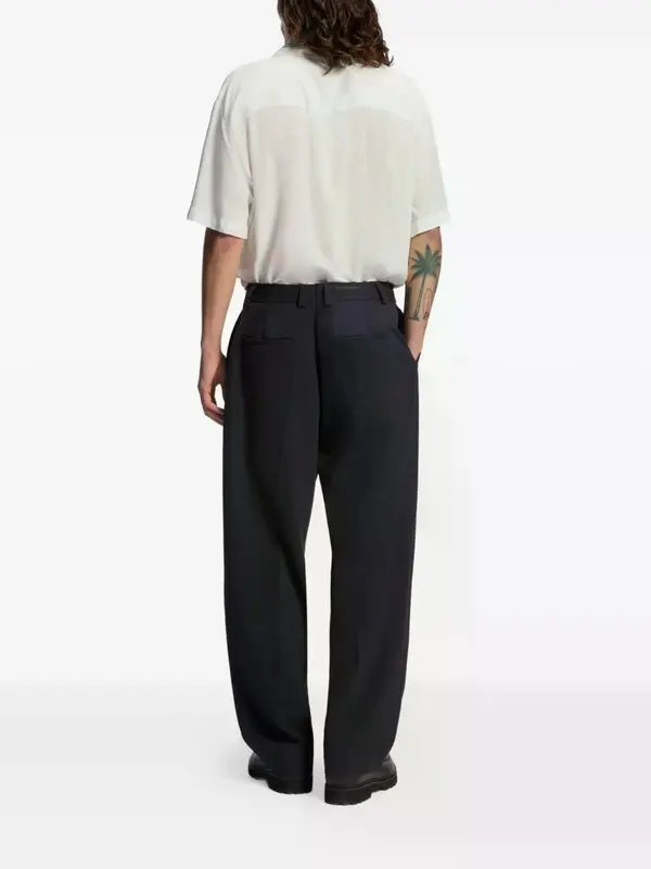 Hugo Drawstring Pleated Trousers