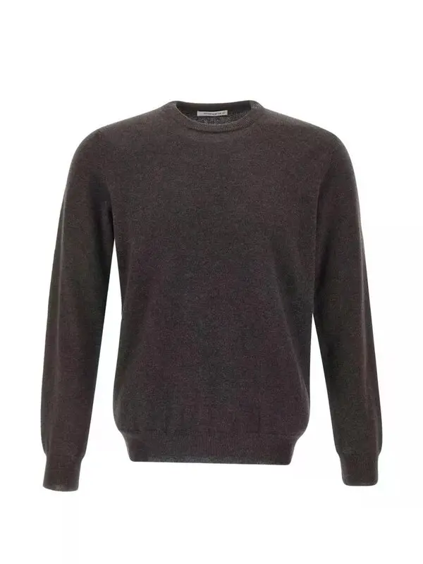 KANGRA Crew-neck Sweater - Brown