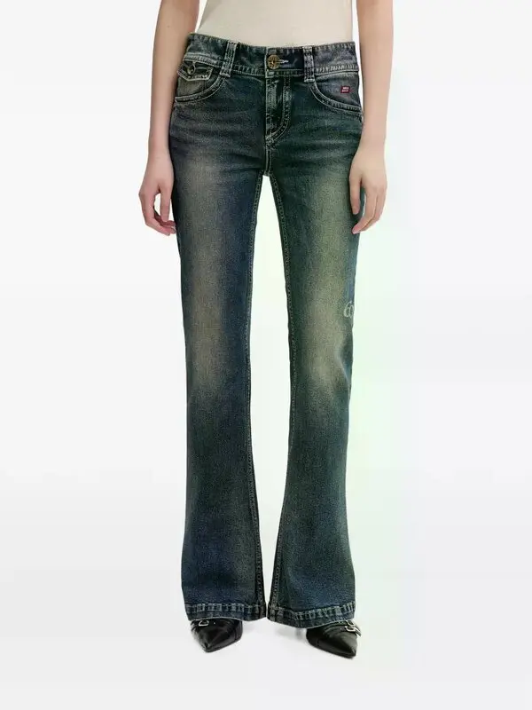 Miss Sixty Mid-rise Flared Jeans - Blue