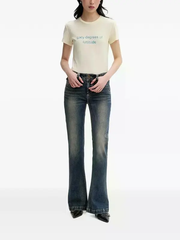 Miss Sixty Mid-rise Flared Jeans