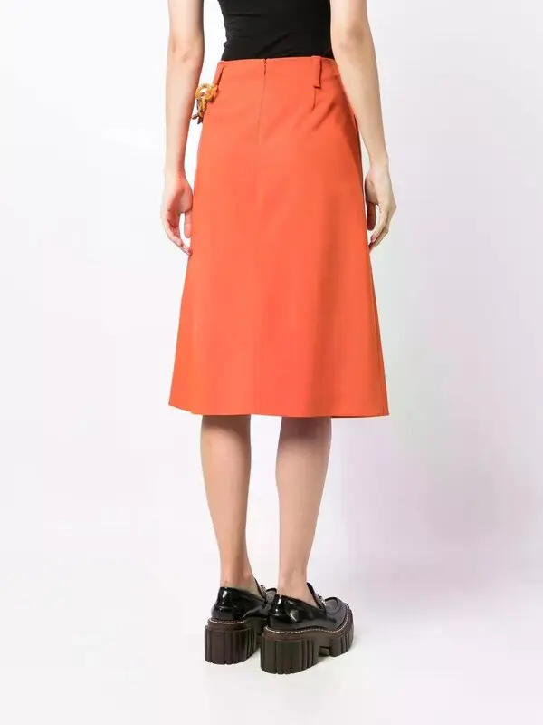 Stella McCartney Falabella Chain A-line Skirt