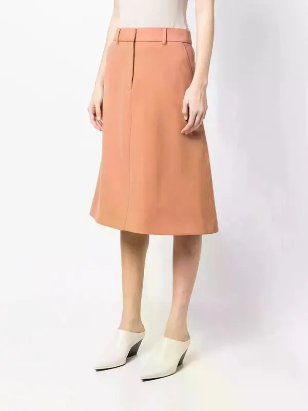 Stella McCartney Knitted Straight Skirt - Pink