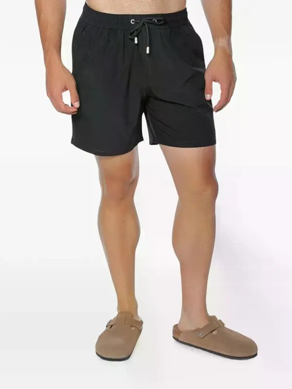 MC2 SAINT BARTH Comfort Drawstring Swim Shorts - Black