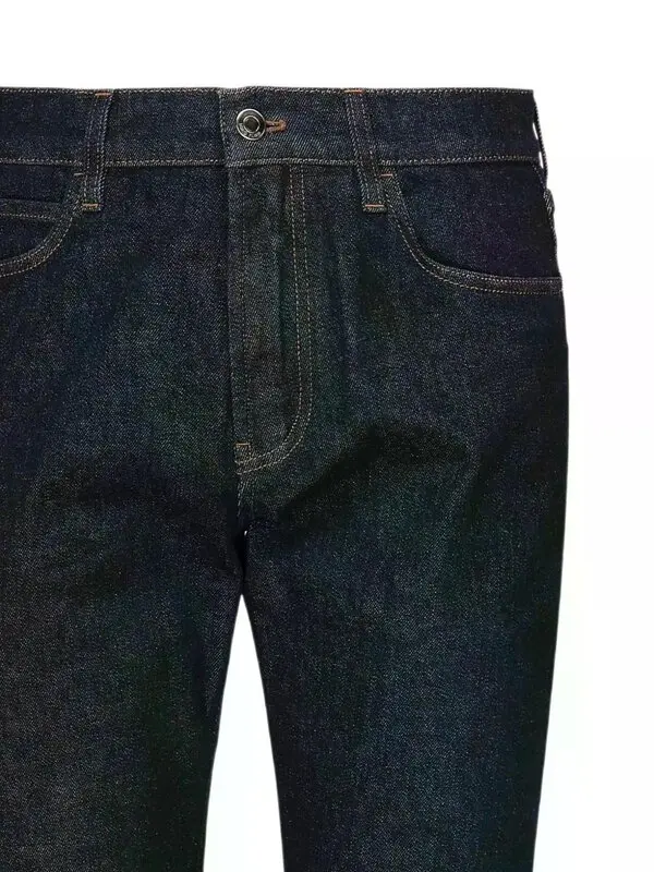 Loro Piana Quarona Straight-leg Jeans With Contrast Topstitching
