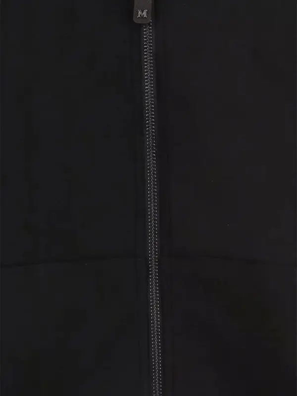 Max Mara Logo Embroidered Zip-up Hoodie