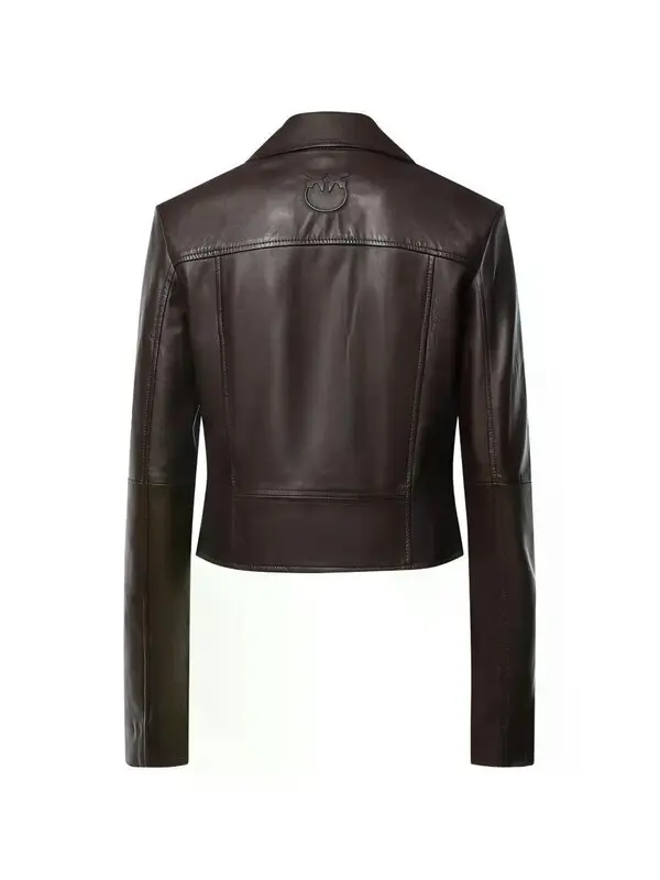 Pinko Biker-style Leather Jacket