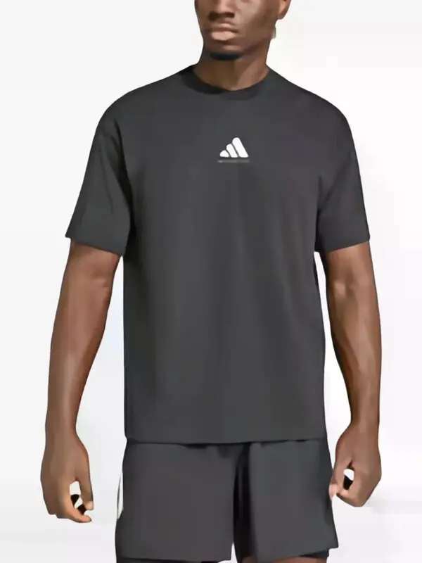 Adidas Running Category Graphic-print T-shirt - Black