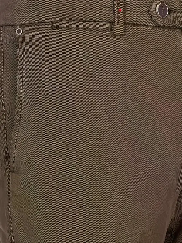 Kiton Logo-patch Straight-leg Trousers