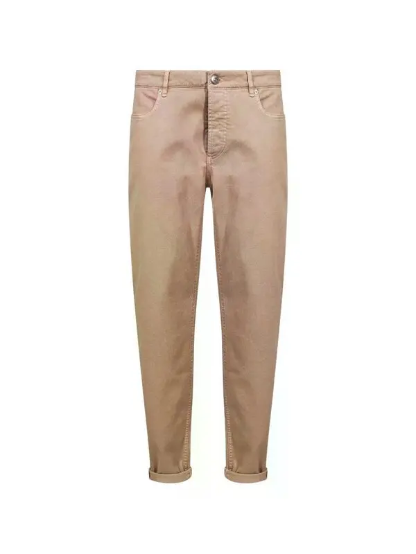 Brunello Cucinelli Straight-leg Jeans - Neutrals