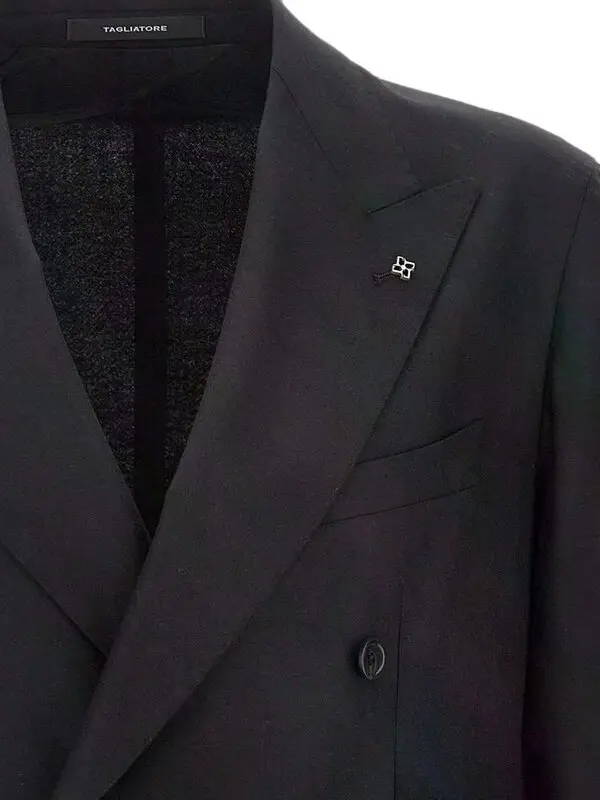 Tagliatore Double-breasted Peak-lapel Blazer