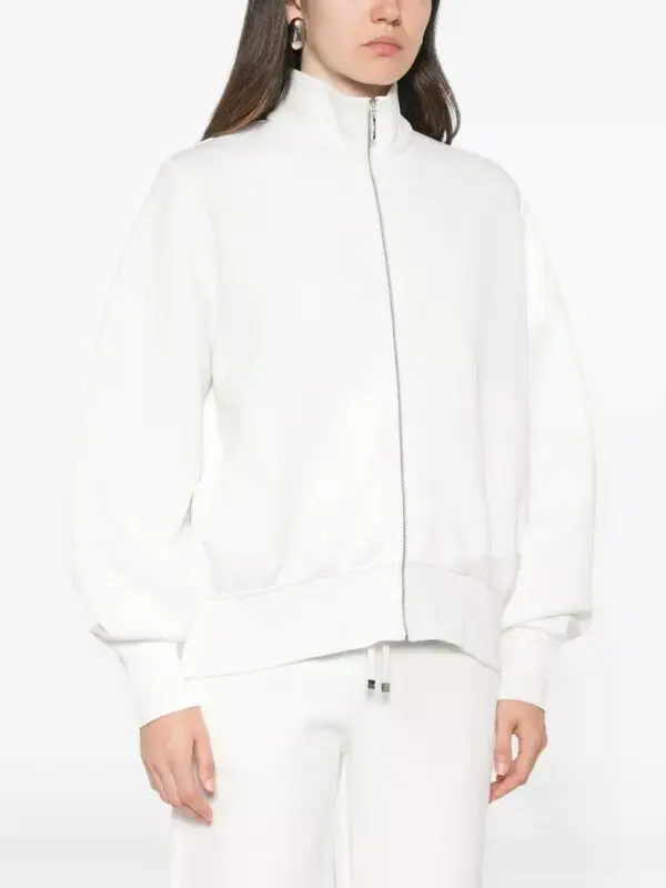 Max Mara Zip-up High-neck Sweater