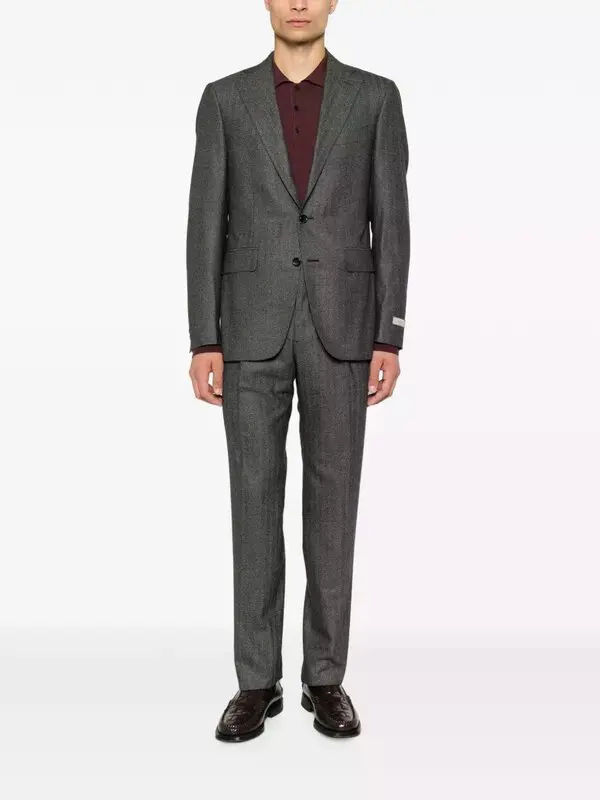 Canali Wool Polo Shirt