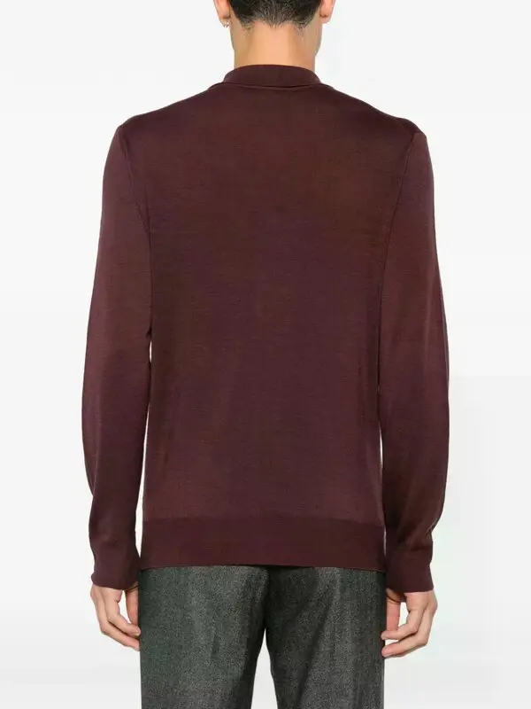 Canali Wool Polo Shirt