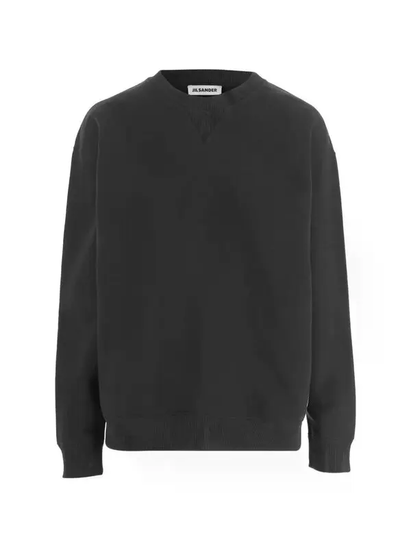 JIL SANDER Logo-print Sweatshirt - Black