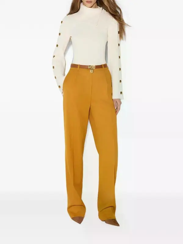 Elisabetta Franchi Knit Pullover With Jewel Buttons