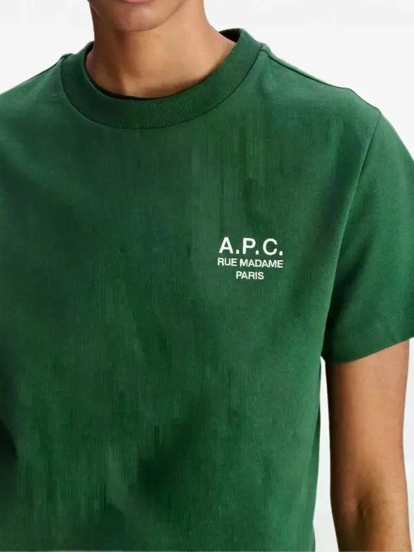 A.p.c. Rue Madame Embroidered T-shirt