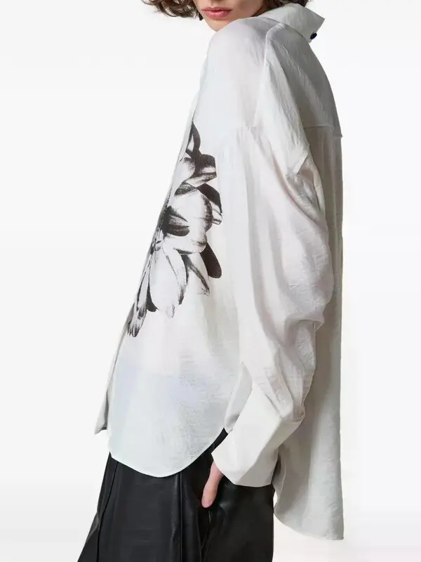 Paul Smith Daisy Placement Print Shirt