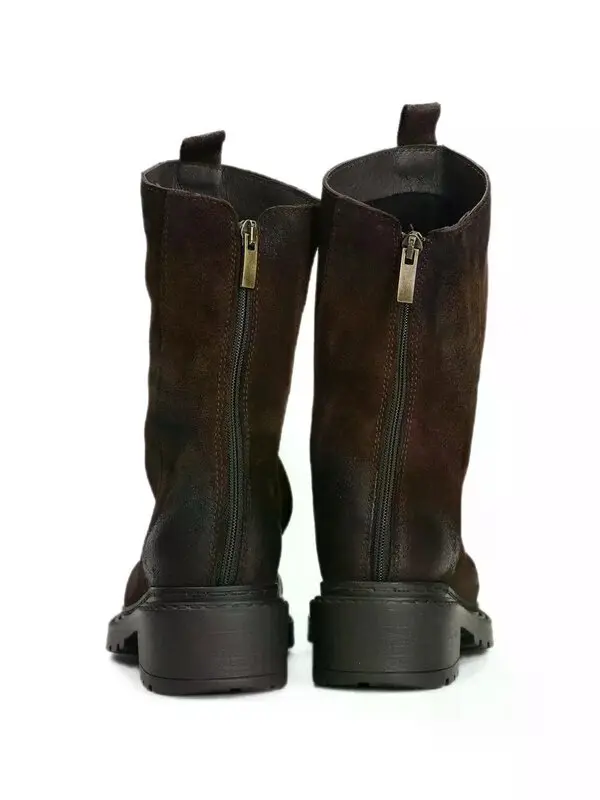 METISSE Distressed-effect Ankle Boots