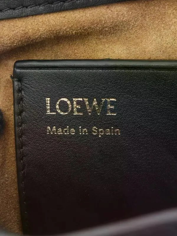 Loewe 2020s Pebble Leather Cross Body Bag - Black