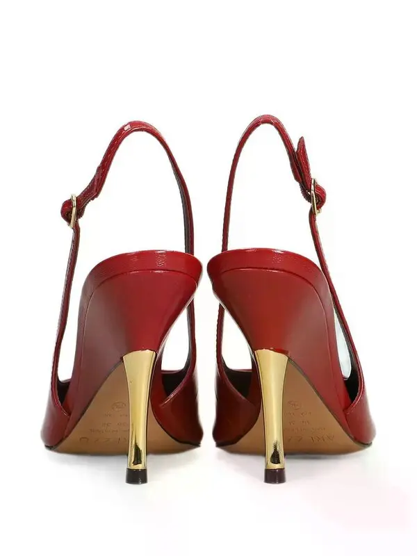 AREZZO Buckle-fastening Leather Pumps