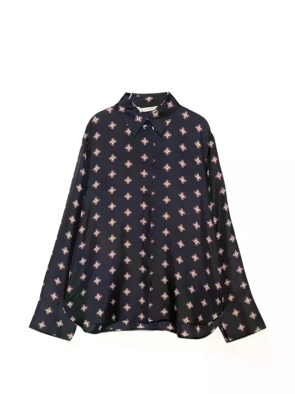 Max Mara Disco Silk Shirt - Blue