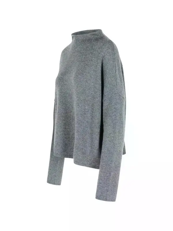 LISA YANG Sandy Boat-neck Sweater - Grey