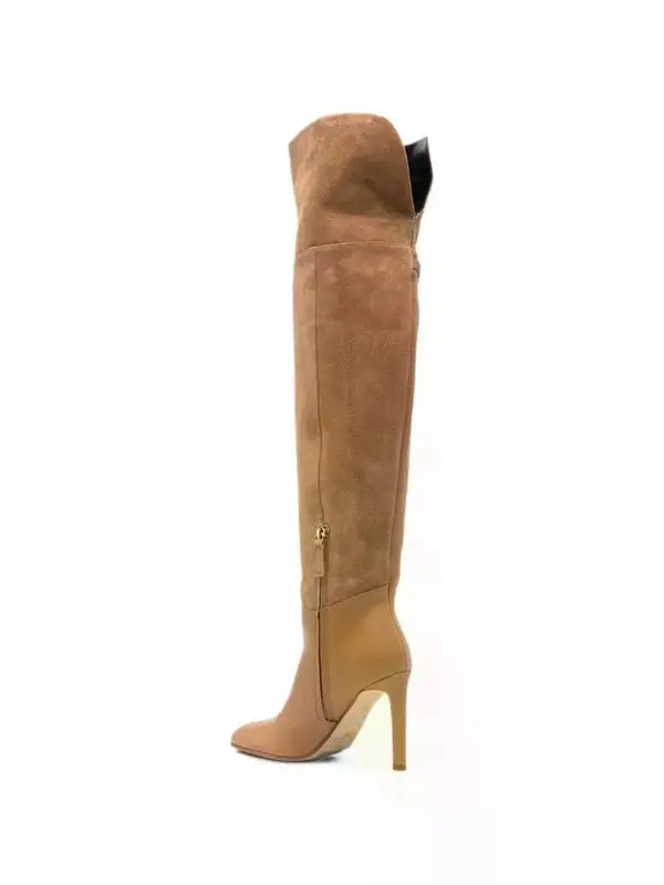 Elisabetta Franchi Logo-plaque Over-the-knee Boots