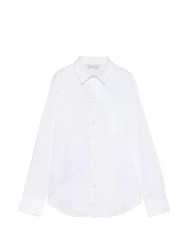 Max Mara Fiacre Long-sleeve Button-up Shirt - White