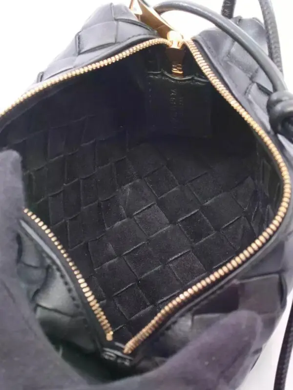 Bottega Veneta 2020s Loop Cross Body Bag - Black