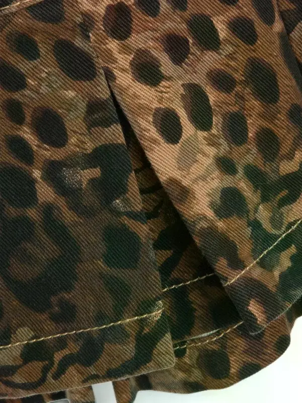 Juicy Couture Animal-print Pleated Mini Dress