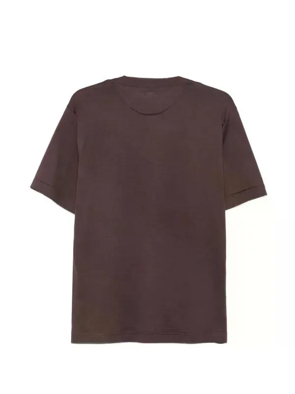 Eleventy Logo-embroidery T-shirt
