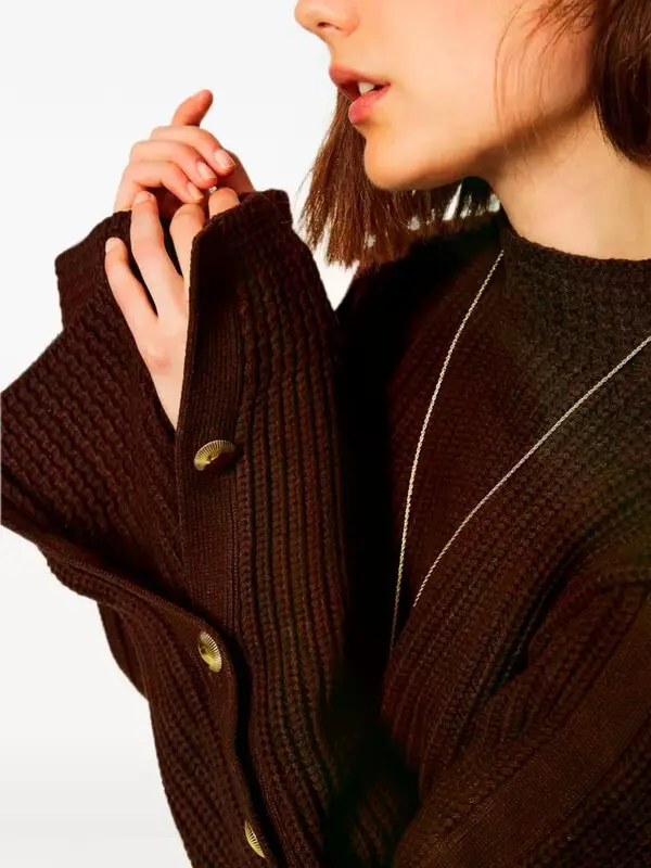 TWINSET Button-detail Long-sleeve Sweater