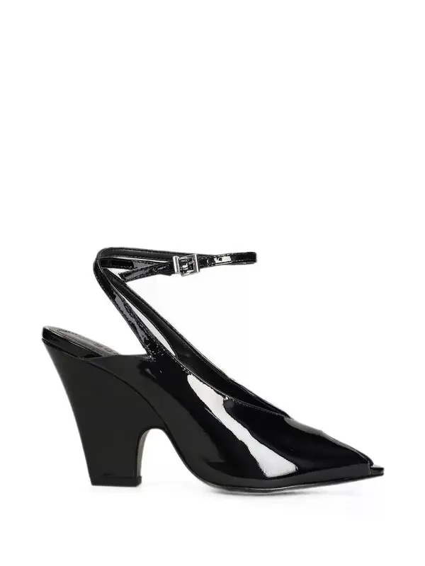 Schutz Patent-leather Ankle-strap Pumps - Black