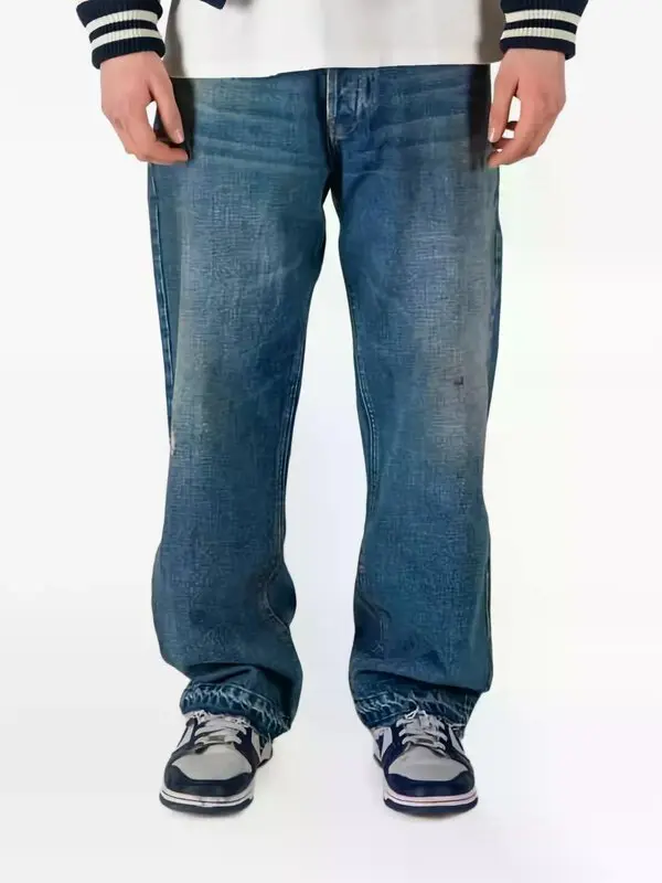 HTC LOS ANGELES Gatorade Leather-patch Jeans