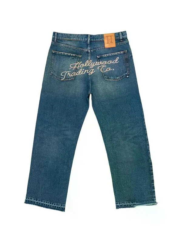 HTC LOS ANGELES Gatorade Leather-patch Jeans