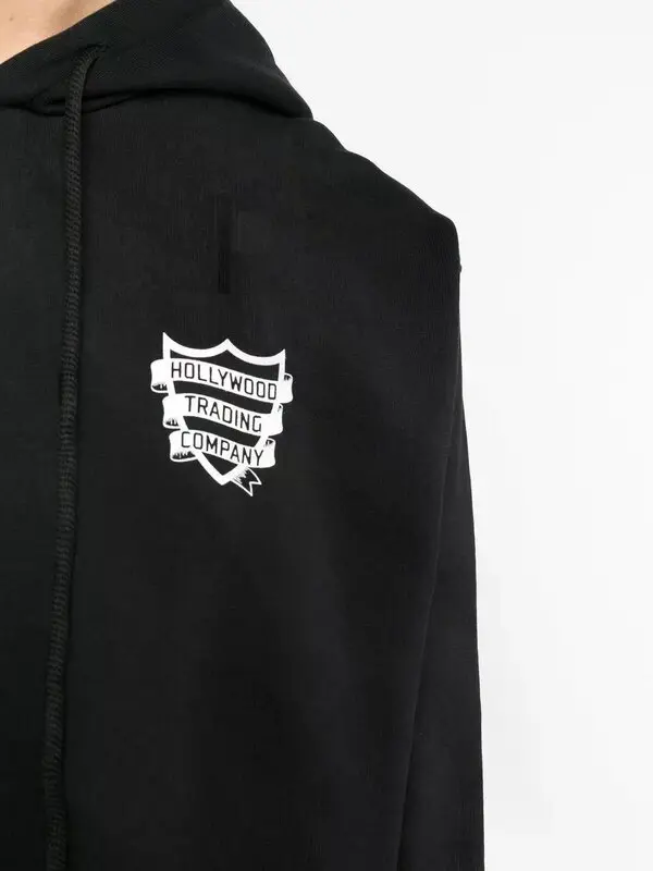 HTC LOS ANGELES Logo-print Cotton Hoodie