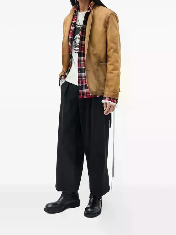 ANN DEMEULEMEESTER Check-print Shirt